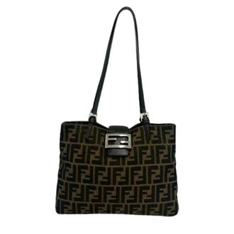Fendi Pre-owned Sac bandouli&egrave;re en toile et cuir Zucca - Femme - Pre-owned - Brun - Taille: ONE Size