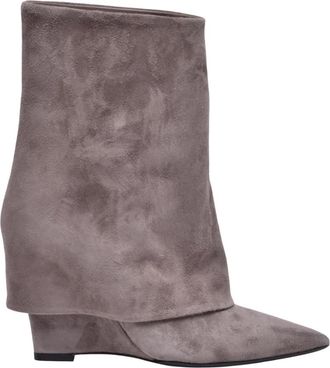 Sergio Levantesi Femme, Chaussures, Gris, Taille: 39 EU Stivaletto Insuede