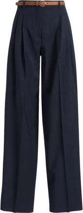Max Mara Femme, Pantalons, Bleu, Taille: 36 FR Pantalon Mstbacio