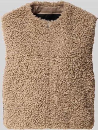 OPUS Relaxed Fit Weste mit Teddystruktur Modell Wikara