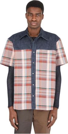 (di)vision Homme, Chemises, Multicolore, Taille: S Hybrid Denim Shirt