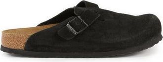 Birkenstock Mules Boston en cuir su&eacute;d&eacute;