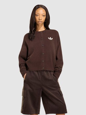 adidas Originals Ess Cardigan marron