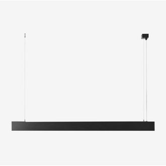 Sklum Sklum - Plafonnier led linéaire en aluminium (120 cm) Jiva Noir