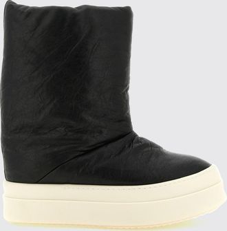 Rick Owens Gepolsterte Stiefeletten aus Lammleder mit Knittereffekt