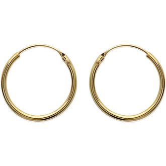 Brillaxis Boucles doreilles cr&eacute;oles plaqu&eacute; or 25 mm