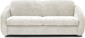Habitat et Jardin Habitat Et Jardin - Express-Schlafsofa Laurie aus Strukturstoff - 140 cm Bett - 3 Pl&auml;tze - Beige