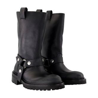 Golden Goose Womens Kurt Boots Black Cowhide