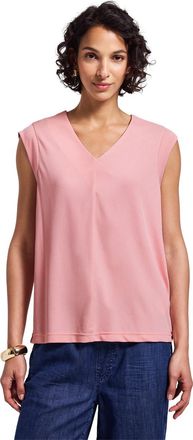 Street One Damen A323329 Silk-Look Strukturshirt, Blush Peach, 46