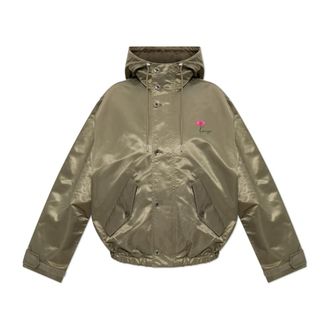 Kenzo Bedruckte Jacke - - Jackets - Damen - Gr&uuml;n - L