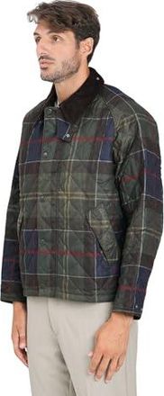 Barbour Veste Transport en tartan pour homme 48, Noir, 50