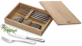 Villeroy & Boch Villeroy und Boch - Oscar Steakbesteck, 12 tlg., f&uuml;r bis zu 6 Personen, Edelstahl, sp&uuml;lmaschinengeeignet