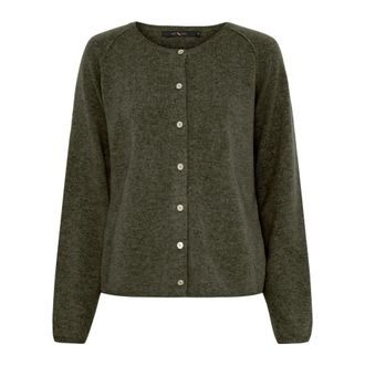 BTF-CPH Feinstrick-Cardigan aus Kaschmir - - Knitwear - Damen - Gr&uuml;n - L