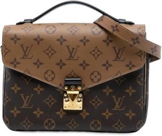 Louis Vuitton Hobo Bags - Monogram Reverse Pochette Metis - Gr. unisize - in Braun - f&uuml;r Damen