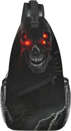Generic Weird Monsters And Skeletons Sac &agrave; bandouli&egrave;re de voyage pour homme Sac &agrave; dos de randonn&eacute;e