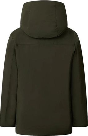 Save The Duck Hooded Polyester Raincoat - Green