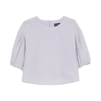 Emporio Armani Damen, Blusen & Hemden, Lila, LGr&ouml;&szlig;e