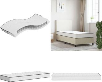 vidaXL Matratze Bonnell-Federkern Mittel 70x200 cm - Bonnell-Matratze - Federkernmatratze - Matratze 70x200 - Einzelbetttatratze - Matratze Mittelhart