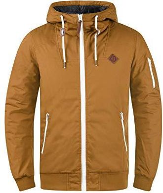 Solid SDTilly Homme Veste mi-Saison Veste avec Capuche Poches zipp&eacute;es Regular Fit, Taille:L, Couleur:Cinnamon (5056)
