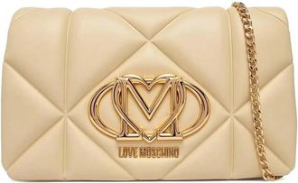 Love Moschino Femme, Sacs, Beige, Taille: ONE Size Sac bandouli&egrave;re matelass&eacute;