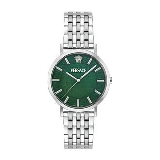 Versace Greca Slim 40mm - - Accessories - Herren - Grau - ONE SIZE