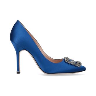 Manolo Blahnik Damen, Schuhe, Blau, 37 EUGr&ouml;&szlig;e
