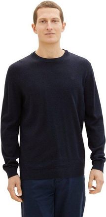 Tom Tailor Rundhalspullover mit Logostickerei