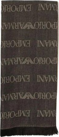 Emporio Armani Homme, Accessoires, Brun, Taille: ONE Size Oblong Woven Scarf