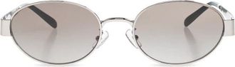 Tory Burch Femme, Accessoires, Gris, Taille: 54 MM Ty6116 Oval Lunettes de soleil