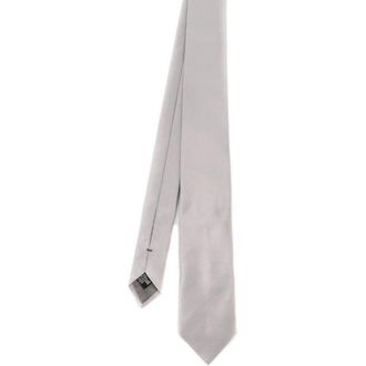 Emporio Armani Strukturierte Krawatte - - Accessories - Herren - Grau - ONE SIZE