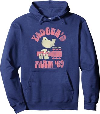 Woodstock Chimes Woodstock Yasgurs Farm 69 Pullover Hoodie