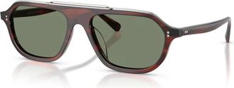 Oliver Peoples Lunettes de soleil Estin - Homme - Accessoires - Brun - Taille: 58 MM