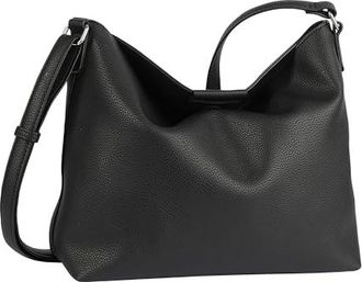 Tom Tailor Filipa, Sac à Main avec bandoulière Femmes, Noir, m
