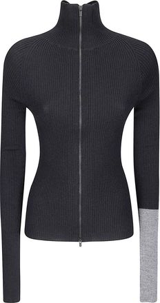 Yohji Yamamoto Pull Col Roul&eacute; - Gris