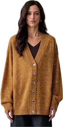 Pinko Wollmischungs-Strickjacke - - Knitwear - Damen - Beige - M