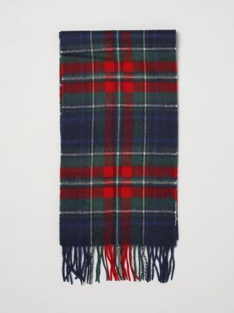 Barbour Schal mit Tartanmuster aus Woll-Kaschmir-Mischung mit Fransen