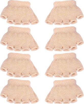 Artibetter 4 Paar Zehensocken High Heel Schuh Liner Socken Halbsocken nahtlos rutschfest Zehensocken f&uuml;r Frauen (schwarz), 104Z159717, Gr&uuml;n, 104Z159717