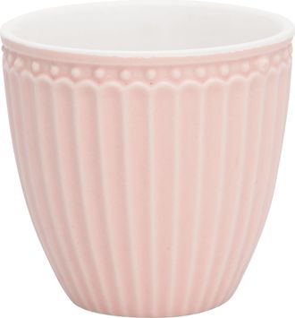 Green Gate Becher, Tasse, Kaffeetasse, Mini Latte Cup - Alice - Porzellan - Pale pink - 125 ml