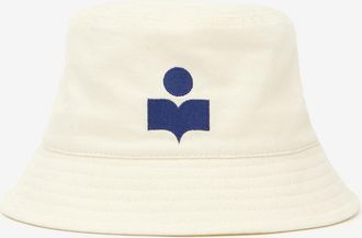 Isabel Marant Chapeau Haley - Femme - &Eacute;cru Et Bleu - Taille 57 - Isabel Marant