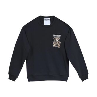 Moschino Black Teddy Adrian Sweatshirt - - Sweatshirts & Hoodies - Herren - Schwarzk - L