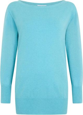 Malo boat-neck sweater - Blau