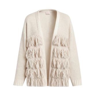 Marella Cardigan - - Knitwear - Damen - Beige - S