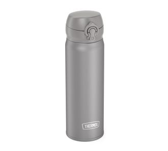 Thermos ULTRALIGHT BOTTLE 0,50 l, moon rock mat, Thermosflasche aus Edelstahl, 10 heiß / 20 h kalt, absolut dicht für Wasser, Tee, stille Getränke, BPA-frei