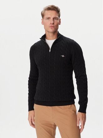 GANT Pullover 8050603 Schwarz Regular Fit