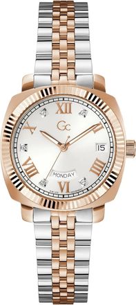 Gc Uhr - Quarz-Analoguhr Gc Flair Coussin Lady - Gr. unisize - in Rosa - f&uuml;r Damen