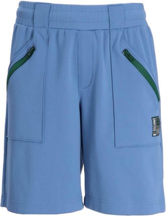 Moschino Joggingshorts mit Logo-Stickerei - Blau