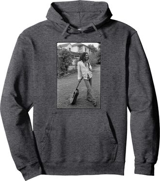 Bob Marley x David Burnett Gitarren-Foto, Schwarz / Wei&szlig; Pullover Hoodie