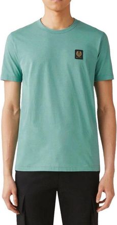 Belstaff T-Shirt Retro 1924 Patch Regular Fit Shirt Gesticktem Rand versehener Phoenix-Patch auf der Brust