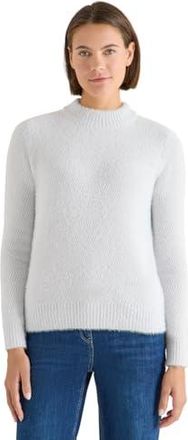 Cecil 3017127 Pull Jacquard, Luna Grey Melange, XXL Femme