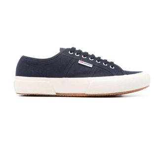Superga Blaue Schn&uuml;r-Sneakers mit Gummisohle - - Shoes - Herren - Blau - 42 EU